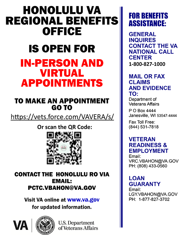 VA Information – Kauai Veterans Center & Museum